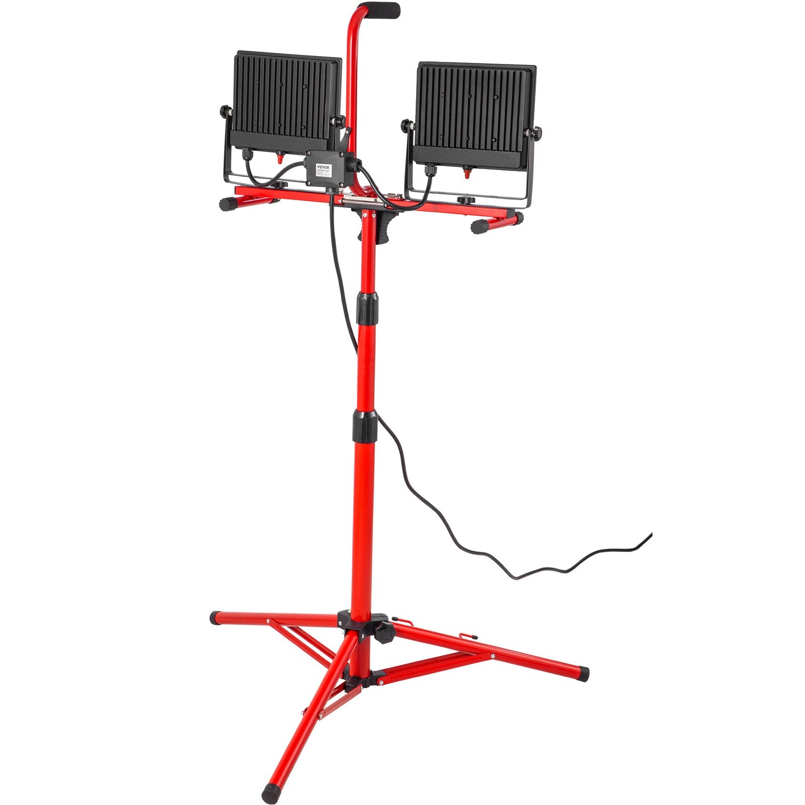 VEVOR LED Work Light with Stand, 20000 Lumen Dual-head LED Work Light ...